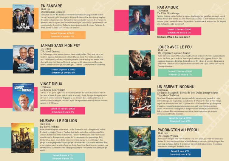 Programme ciné – Maison Intercommunale du Loisir et du Tourisme Orne ...